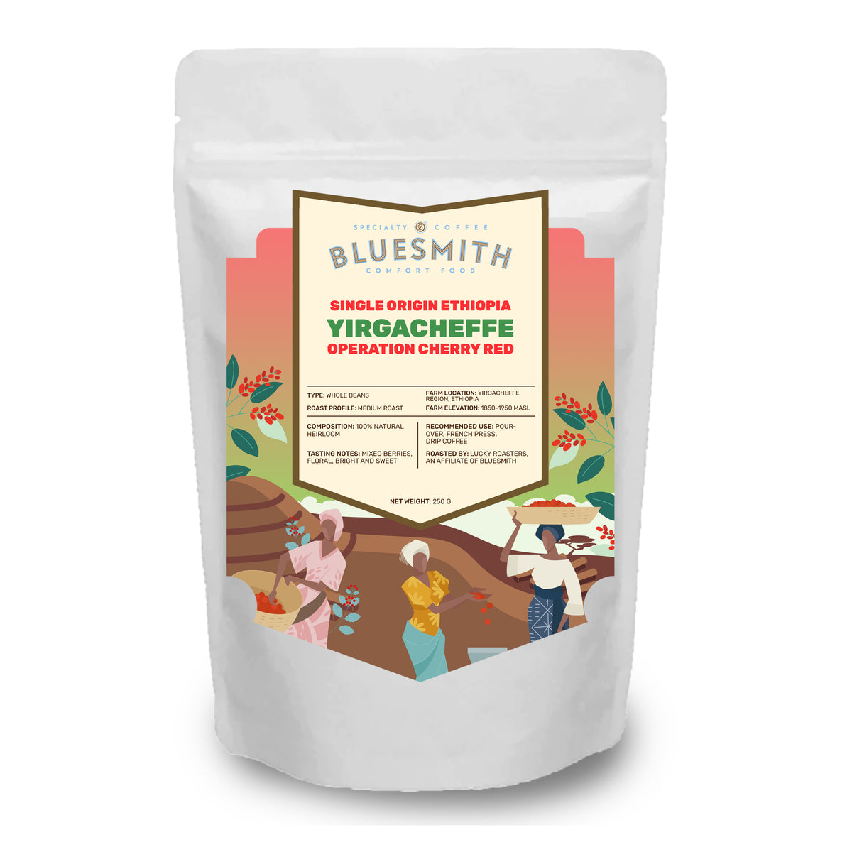 Ethiopia Yirgacheffe Operation Cherry Red Single-Origin – Bluesmith